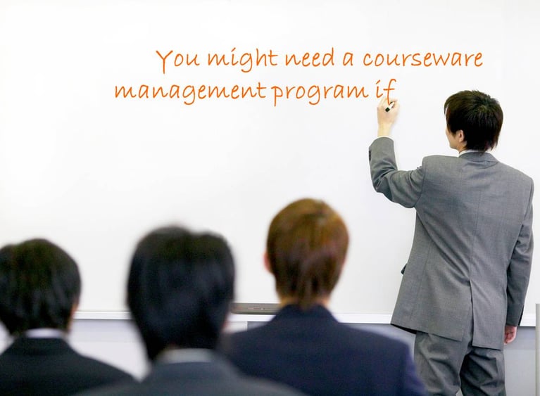 Managing your courseware as you mature from start-up to enterprise